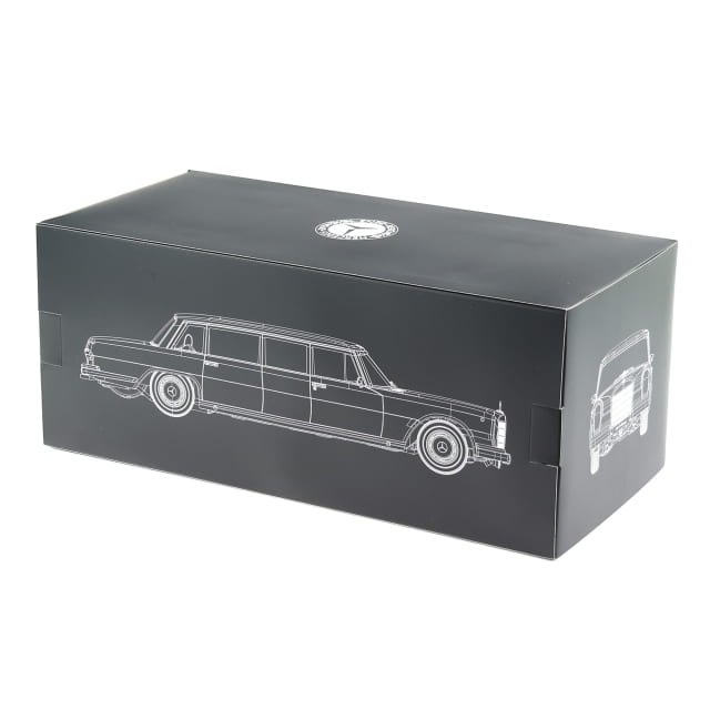 1:18 Modellauto 600 Pullmann W100 weißgrau Original Mercedes-Benz ...