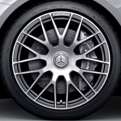 19/20-inch forged wheels AMG GTC C190 R190 cross-spoke titanium grey ...