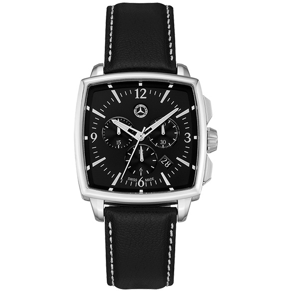 Watch men Chronograph Classic Carré Genuine Mercedes-Benz