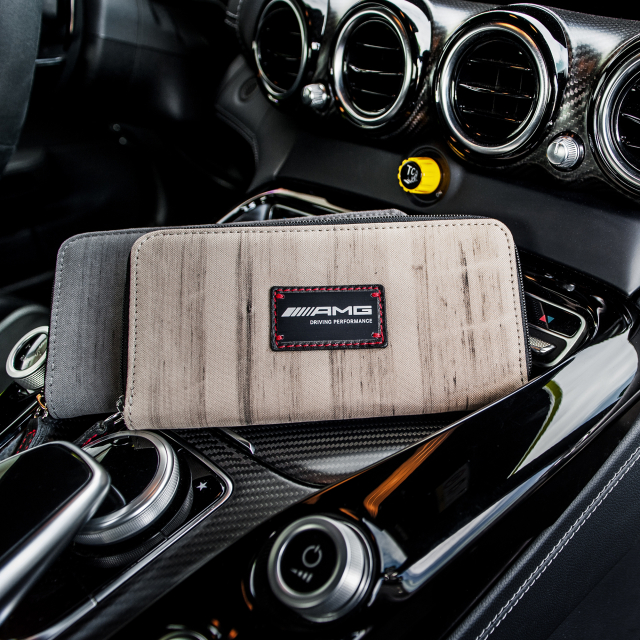 AMG Burnout Big Spender Wallet Beige