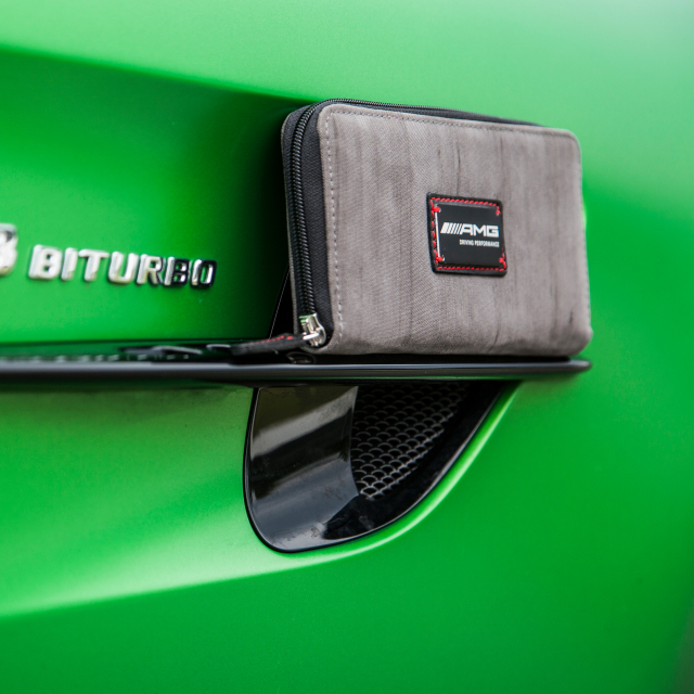 AMG Burnout Big Spender Wallet grau