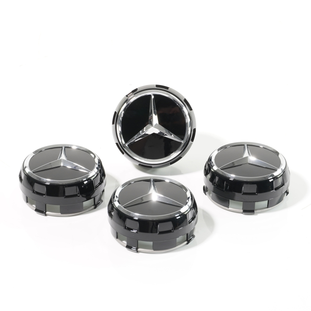 AMG Nabendeckel Zentralverschlussdesign schwarz glänzend | A0004000900 ...