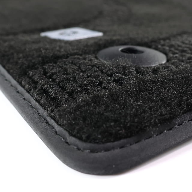 Floor mats velour mats smart #3 THREE black 3-piece original smart ...