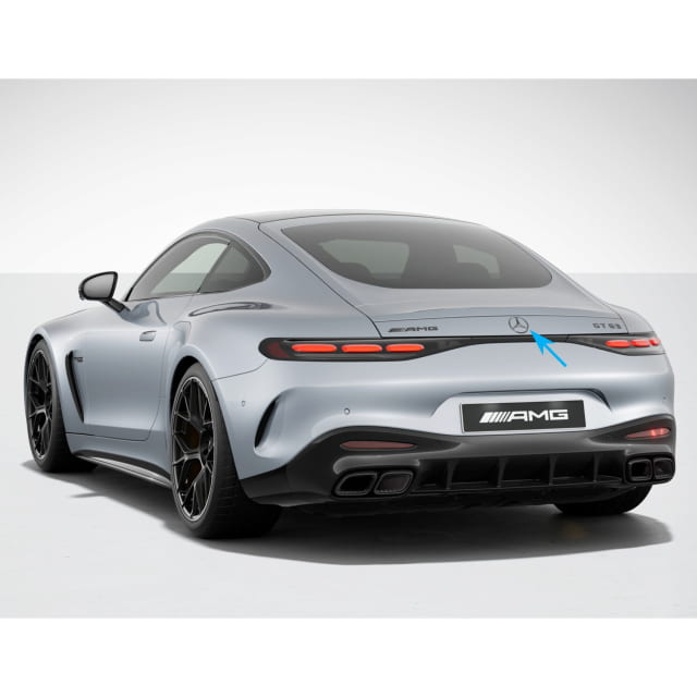 Mercedes star AMG GT C192 Dark Chrome boot lid Original *Mer | C192 ...
