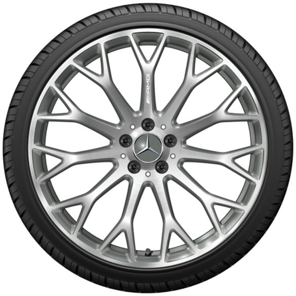 21 inch AMG SL R232 wheel set titanium grey | A2324012700/2800 7X21