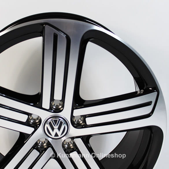 Volkswagen 5-spoke R light-alloy wheel set Cadiz | 19 inch | VW Golf 7 ...