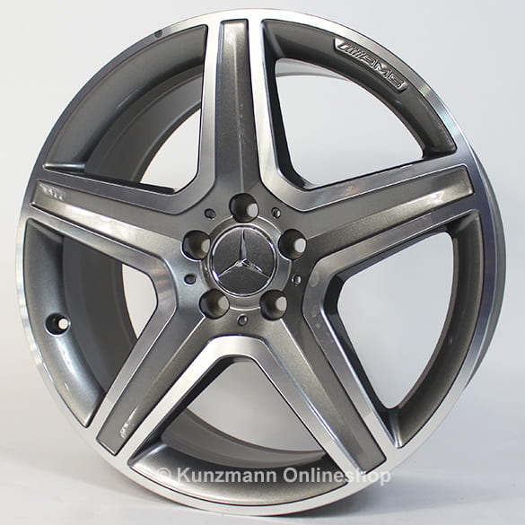 AMG 19-inch light alloy wheel set | GLA X156 | 5-spoke wheel | himalaya ...